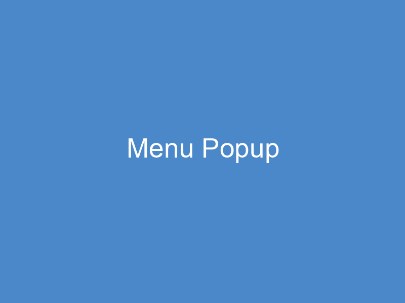Menu Popup - SupplyChains Magazine
